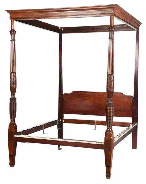 A Fine and Rare Charleston Federal Rice Bed - Sep 14, 2019 | Brunk ...