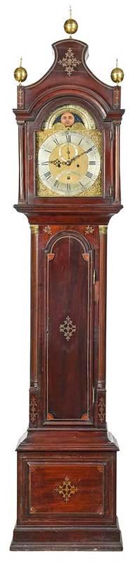 Joshua Lockwood Mahogany Tall Case Clock - Feb 08, 2020 | Brunk ...