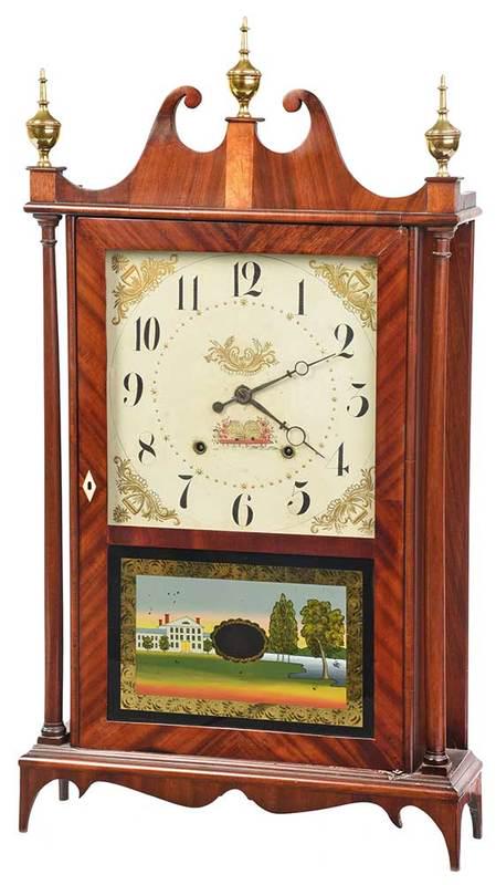 Eli Terry Pillar and Scroll Clock - Mar 27, 2020 | Brunk Auctions in NC