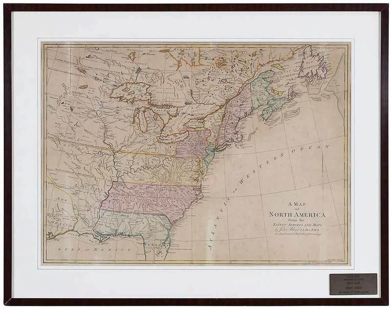 Blair - Map of North America, 1768 - Mar 27, 2020 | Brunk Auctions in NC