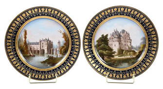 A SEVRES CIRCULAR PLATE with rich blue and gilt border, - Jul 31, 2014 ...