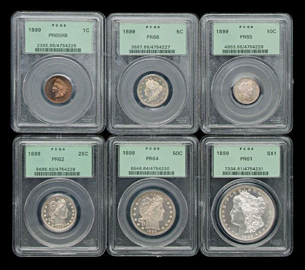 U.s. 1899 Proof Set