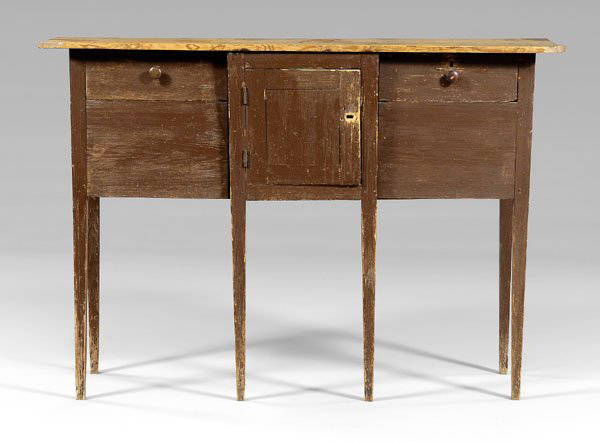 Georgia Painted Yellow Pine Huntboard,