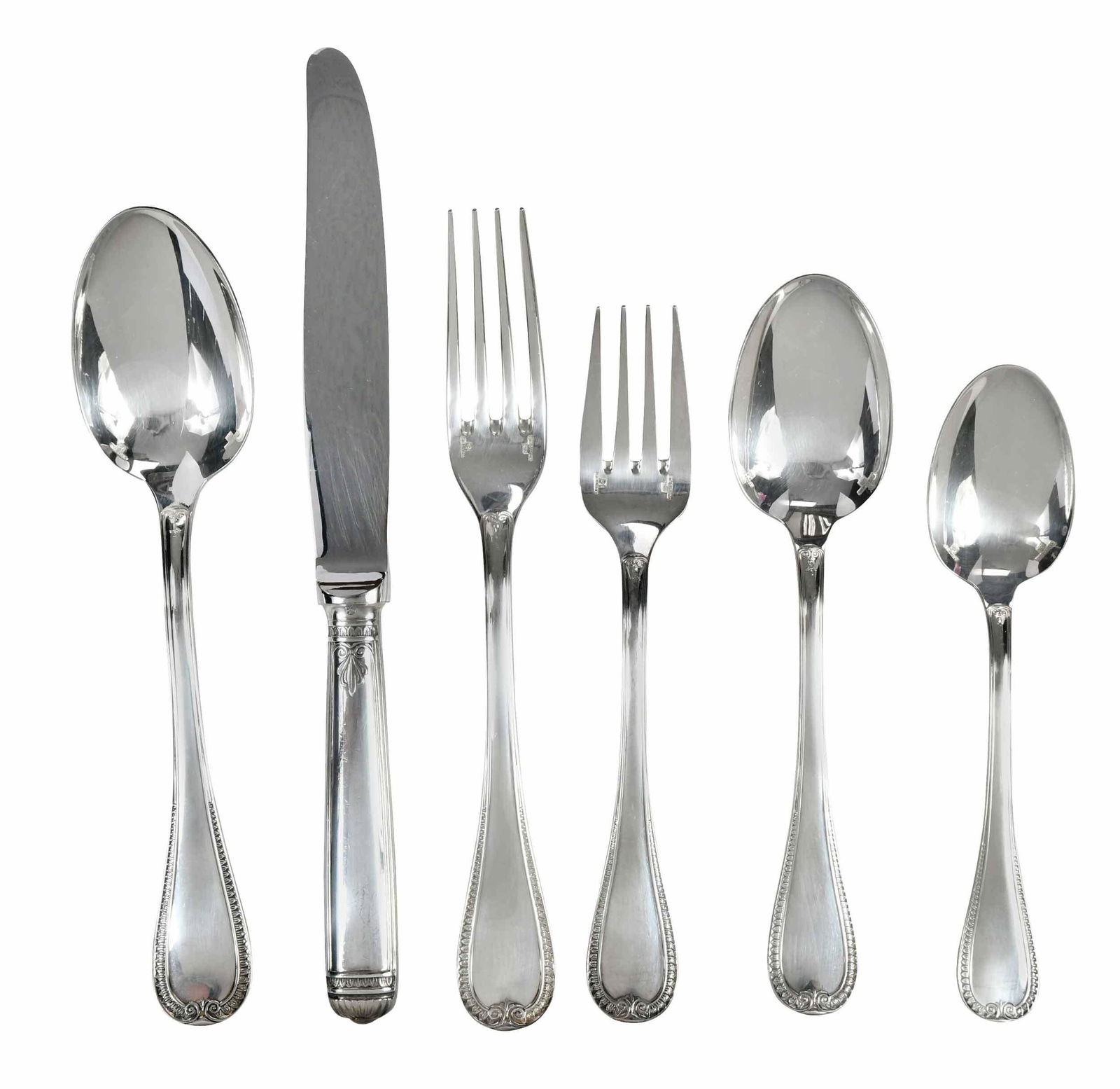 Christofle Silver Plate Flatware, 56 Pieces