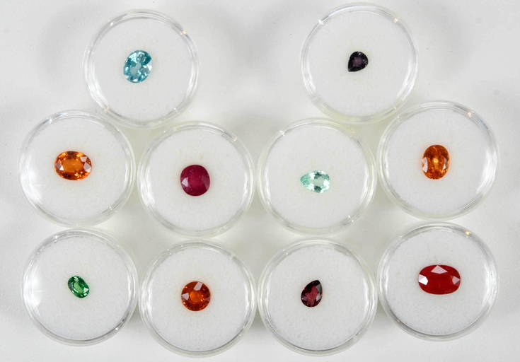 10 Assorted Loose Gemstones