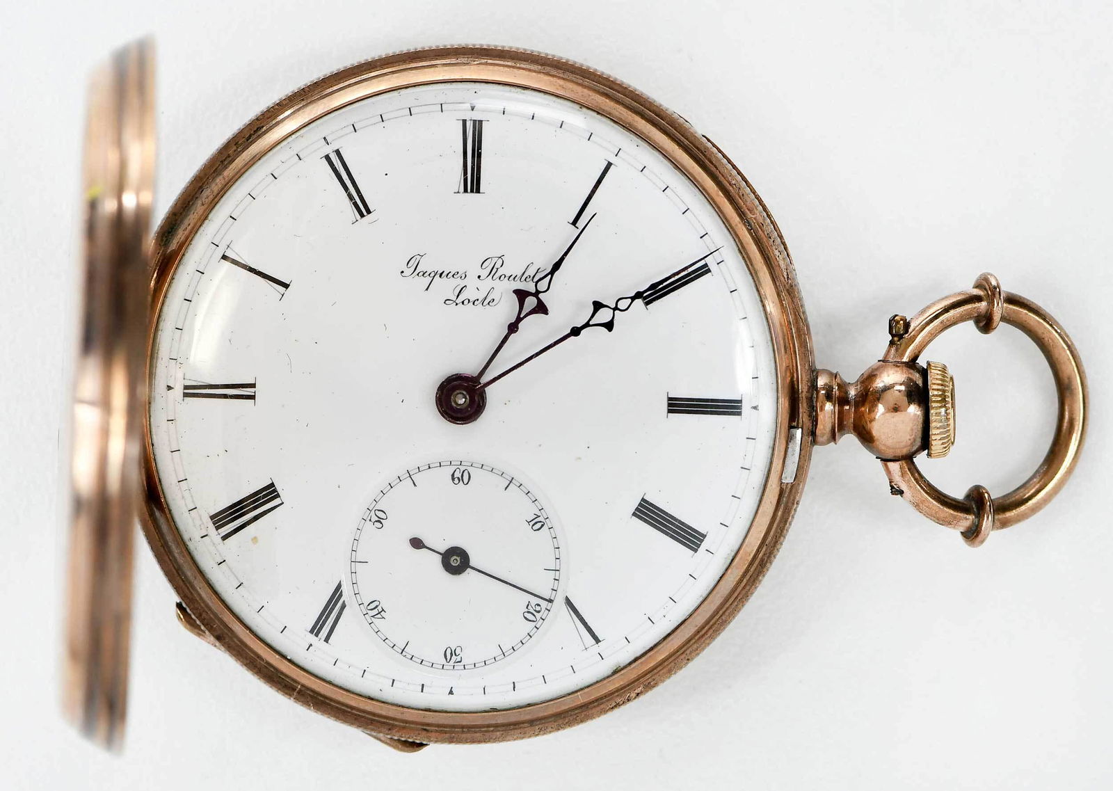 A Jaques Roulet 18kt Gold Pocket Watch