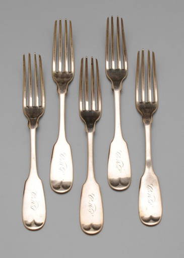 James Conning Coin Silver Forks