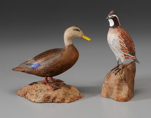 Two Miniature Decoys, Wendell Gilley