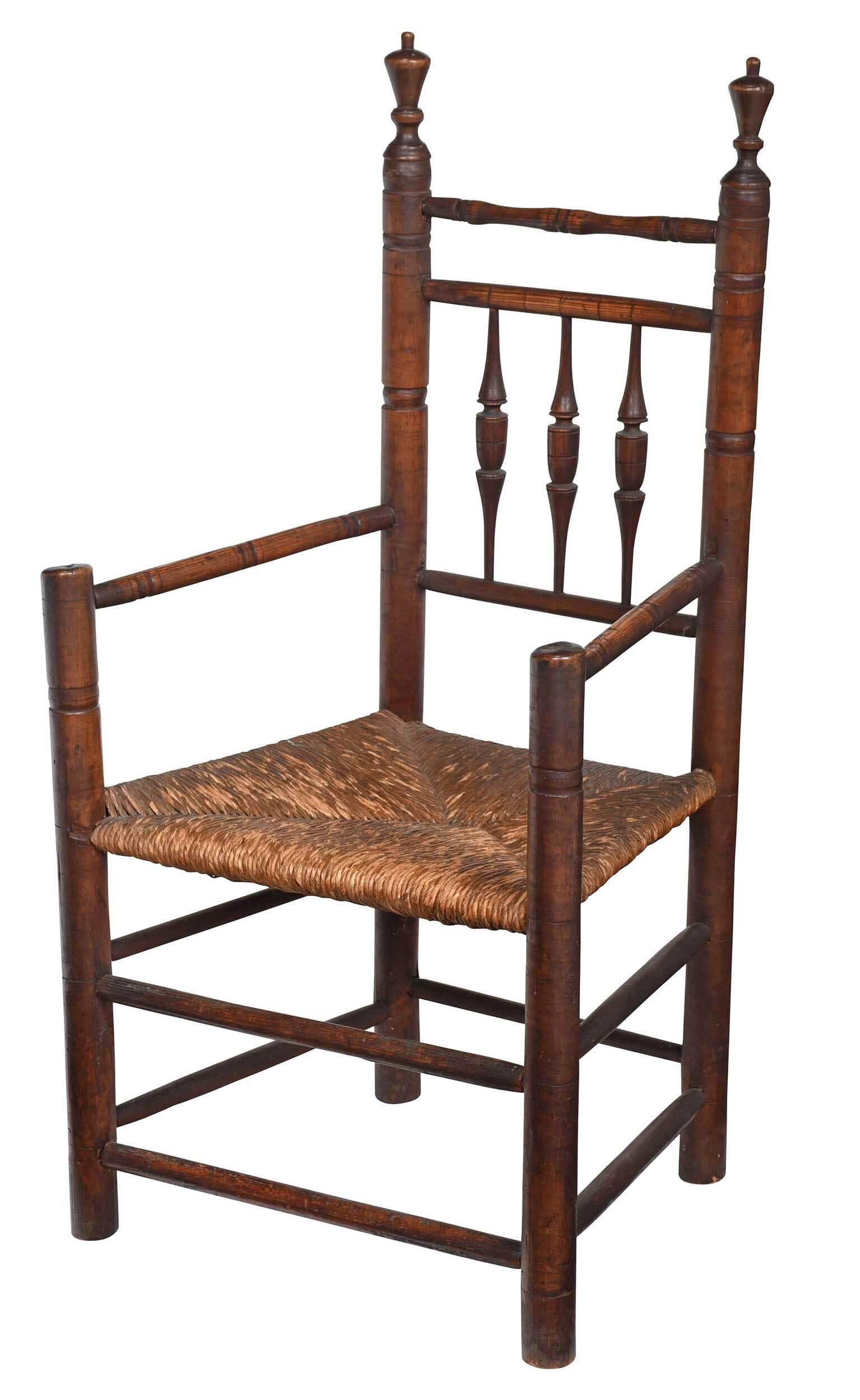 American Pilgrim Century Turned Great Chair - Mar 26, 2022 | Brunk ...