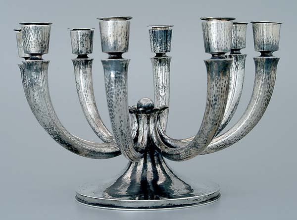 Pozen German .800 Silver Candelabra,