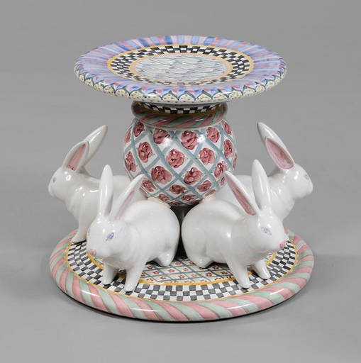 Mackenzie Childs Rabbit Table