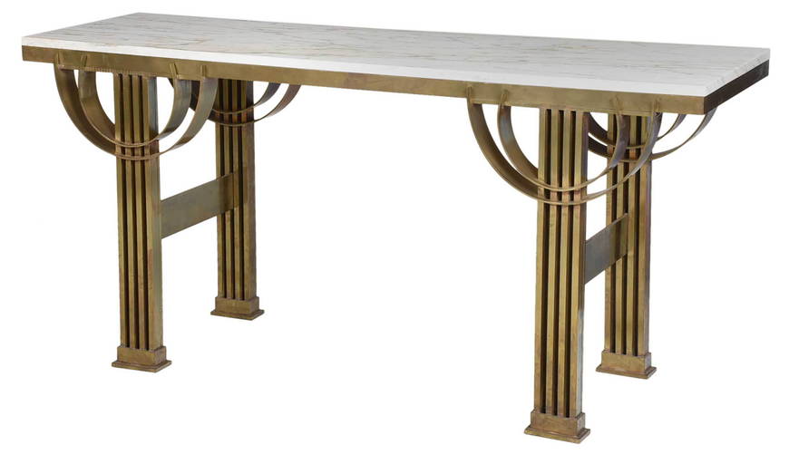 "lotus" Console Table In The Style Of Marc Du Plantier