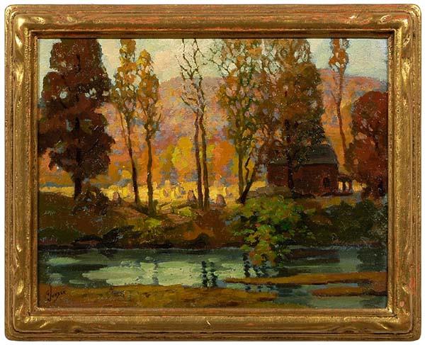 340: Painting by George Jensen - Aug 06, 2005 | Brunk Auctions in NC