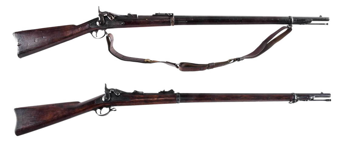 Two U.s. Model 1884 Trapdoor Springfield Rifles