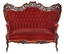 American Rococo Revival Carved Laminated Rosewood Settee (#0786) on Feb ...
