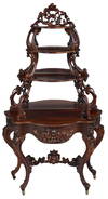 American Rococo Revival Carved Laminated Rosewood Settee (#0786) on Feb ...