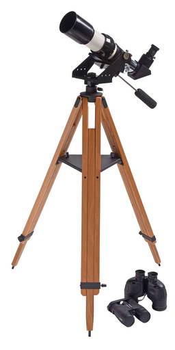 Tele Vue Pronto Telescope, Two Pairs West Marine Binoculars