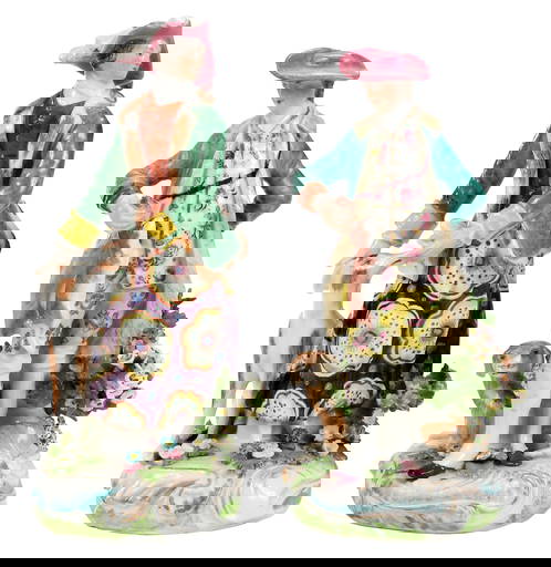 Two Samson Porcelain Figures