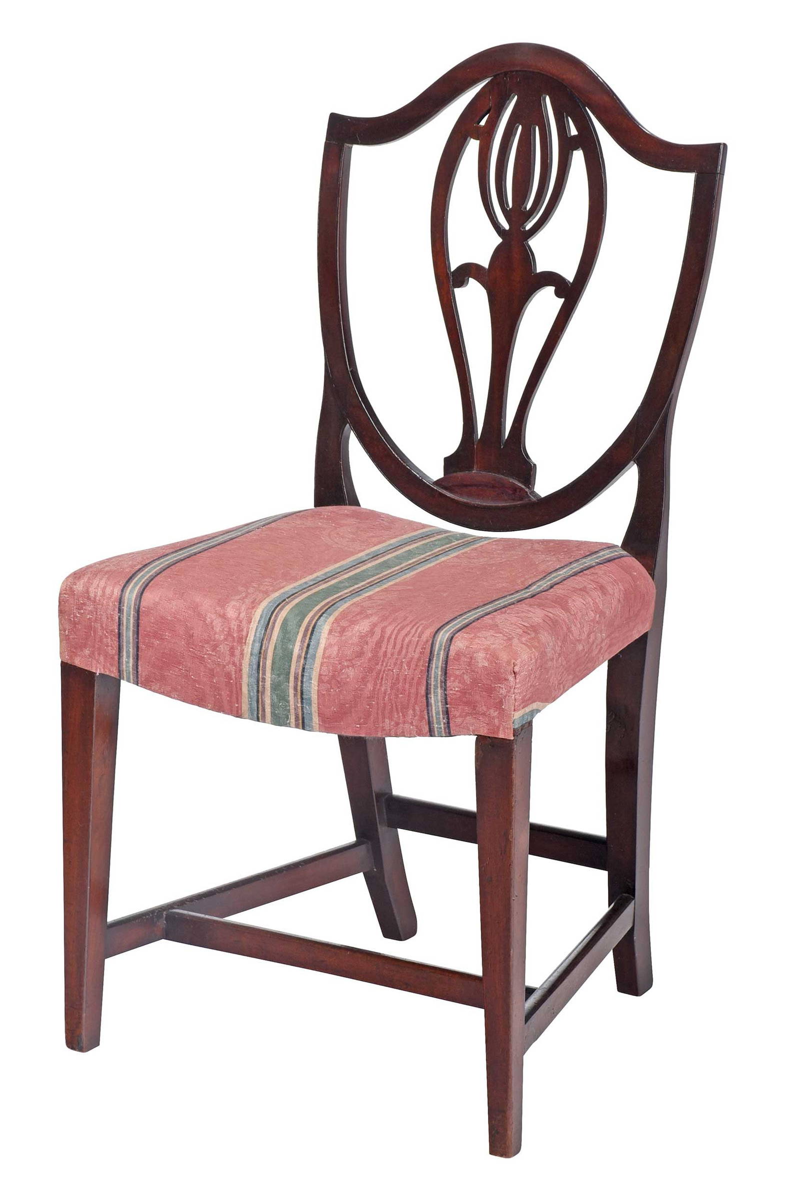 George Iii Shield Back Mahogany Side Chair Auction