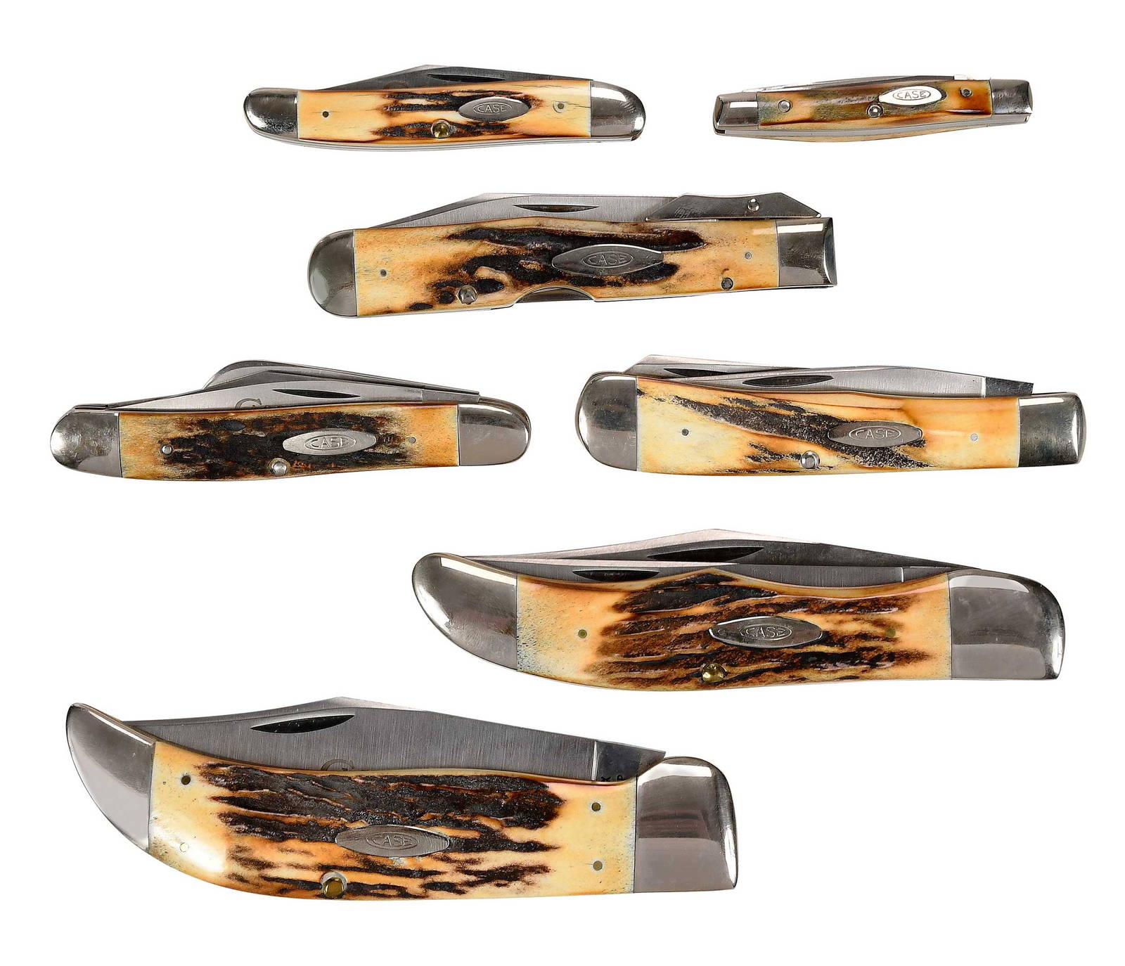 Case Knife Seven Piece Matched Set Auction