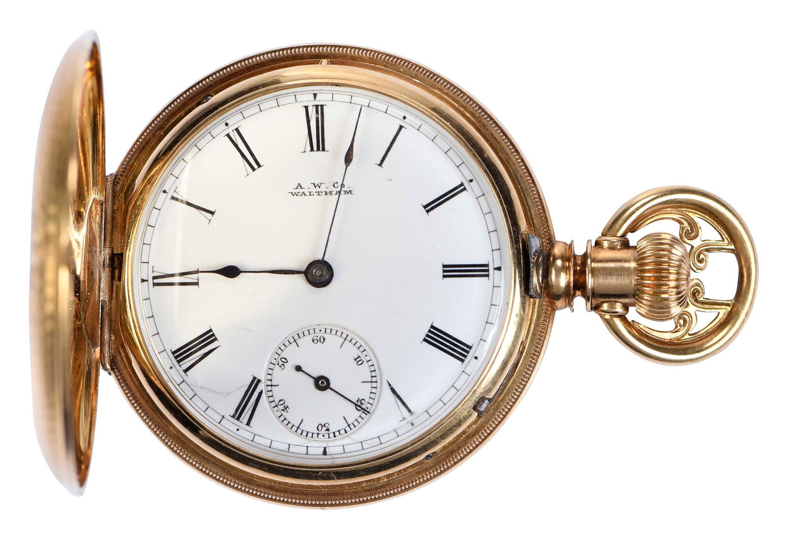 18kt. Waltham Gold Pocket Watch Auction