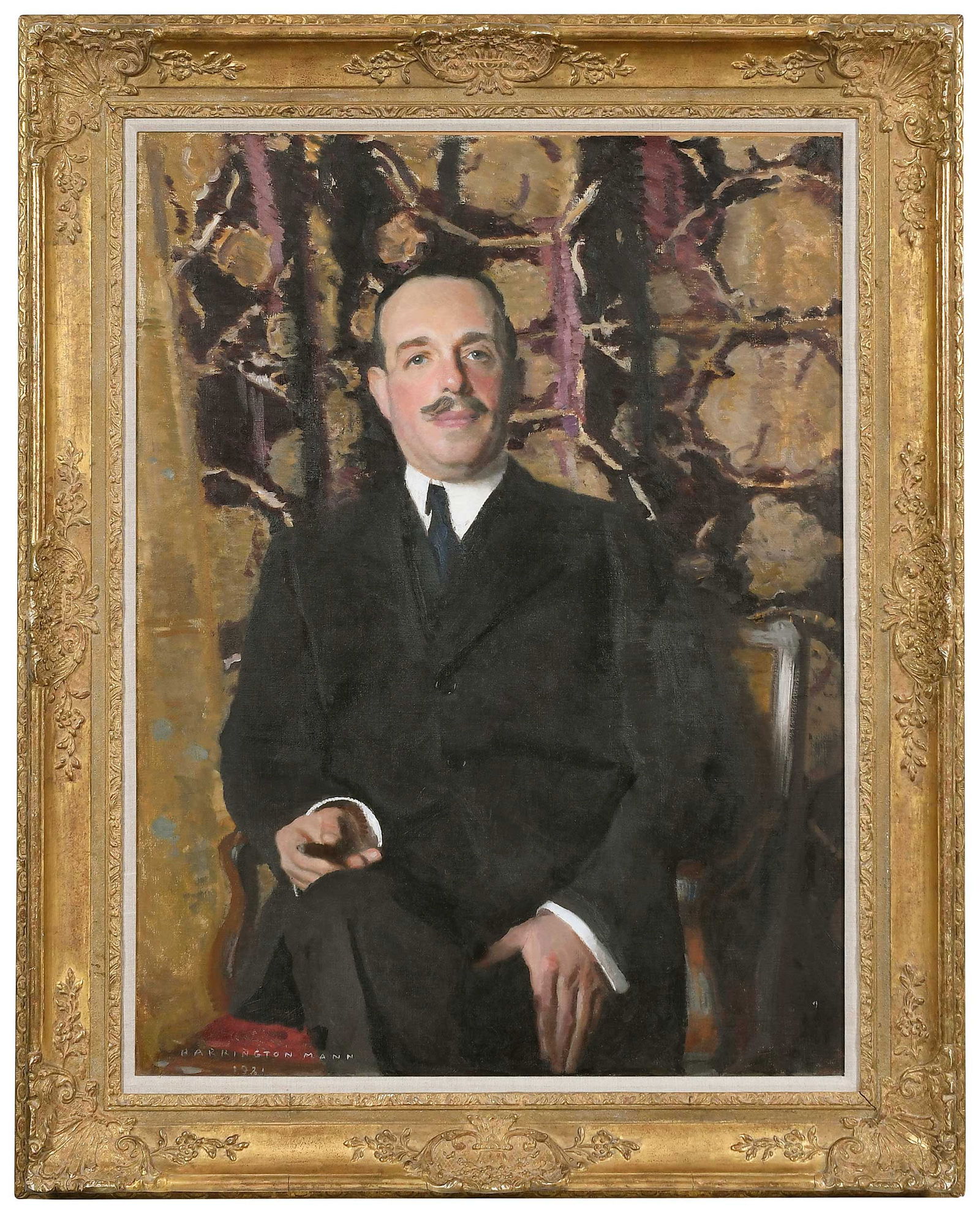 Harrington Mann, Portrait Of Art Dealer Joseph Duveen Auction