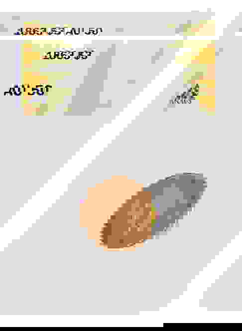 1863 $3 Gold Coin Auction