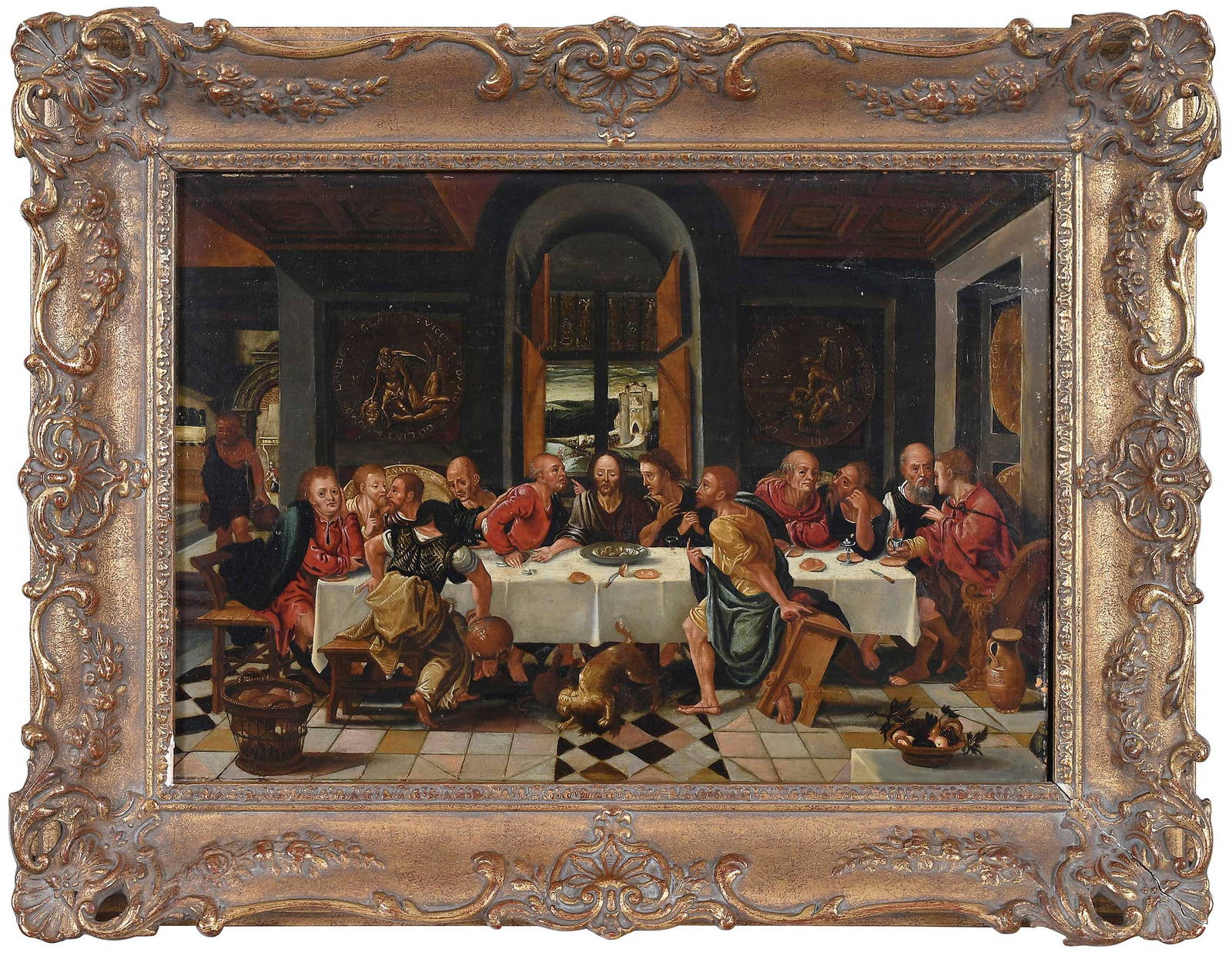 17th Century Painting After Pieter Coecke Van Aelst I Auction