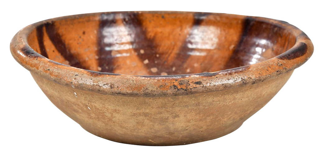 North Carolina Decorated Earthenware Bowl
