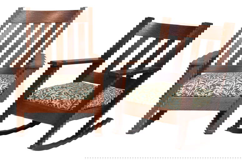 Two Arts And Craft Rockers