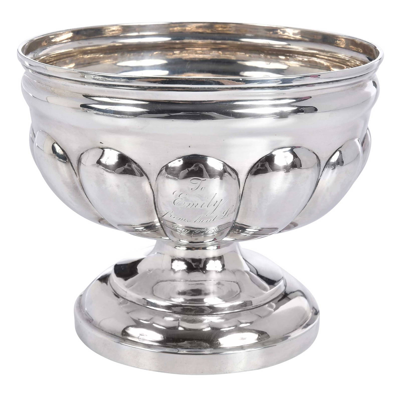 New York Coin Silver Urn Form Sugar Bowl Auction