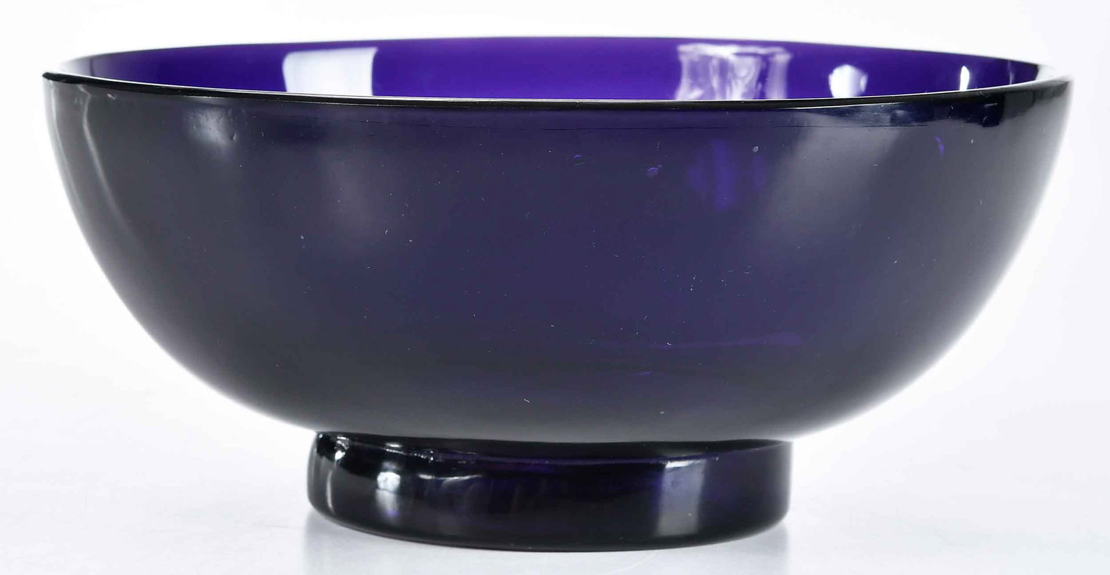 Chinese Deep Purple Glass Bowl Auction