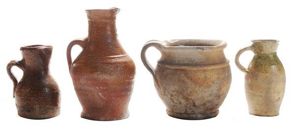 Four Early English Ceramic Vessels