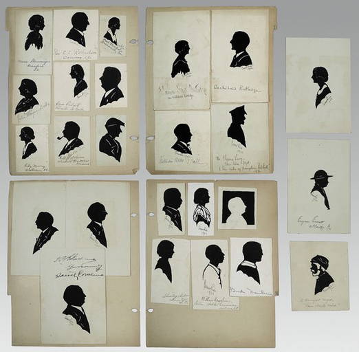 25 Southern Silhouettes By Carew Rice,