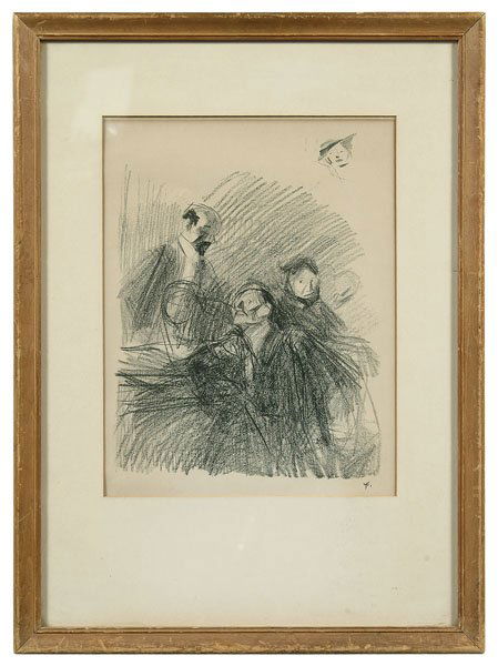 639: Lithograph by Jean Louis Forain