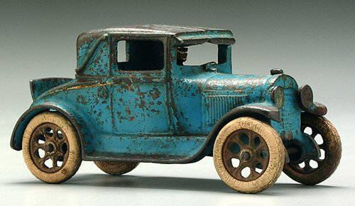 Cast Iron Arcade Two Door Coupe With Rum