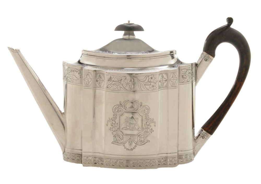 18th Century English Silver Teapot