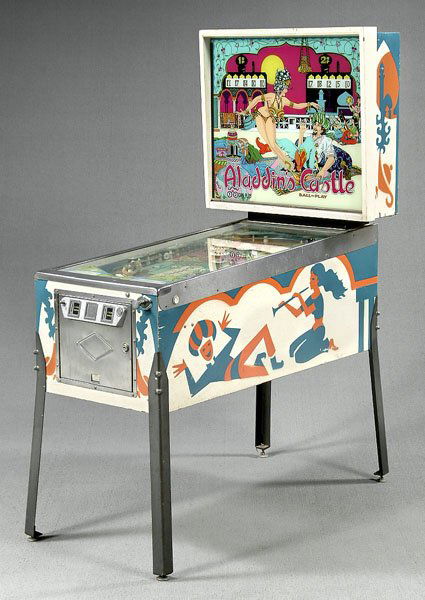 417: "Aladdin's Castle" pinball machine,