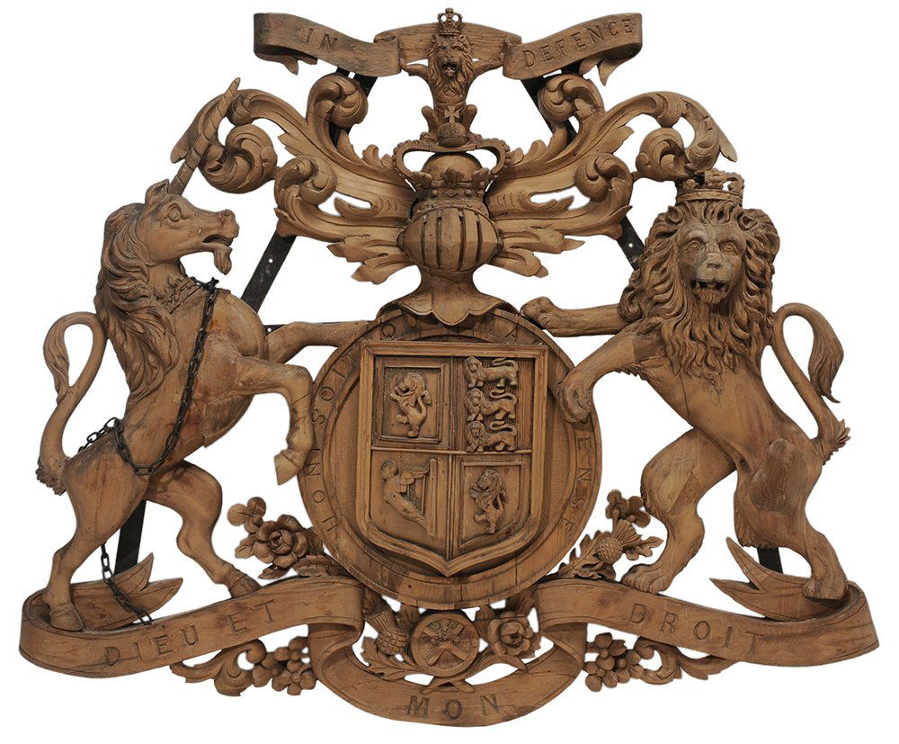 Monumental Carved Crest