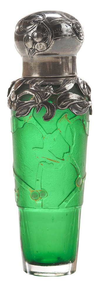 Daum Nancy Cameo Glass Perfume Flacon - Jul 18, 2015 | Brunk Auctions in NC