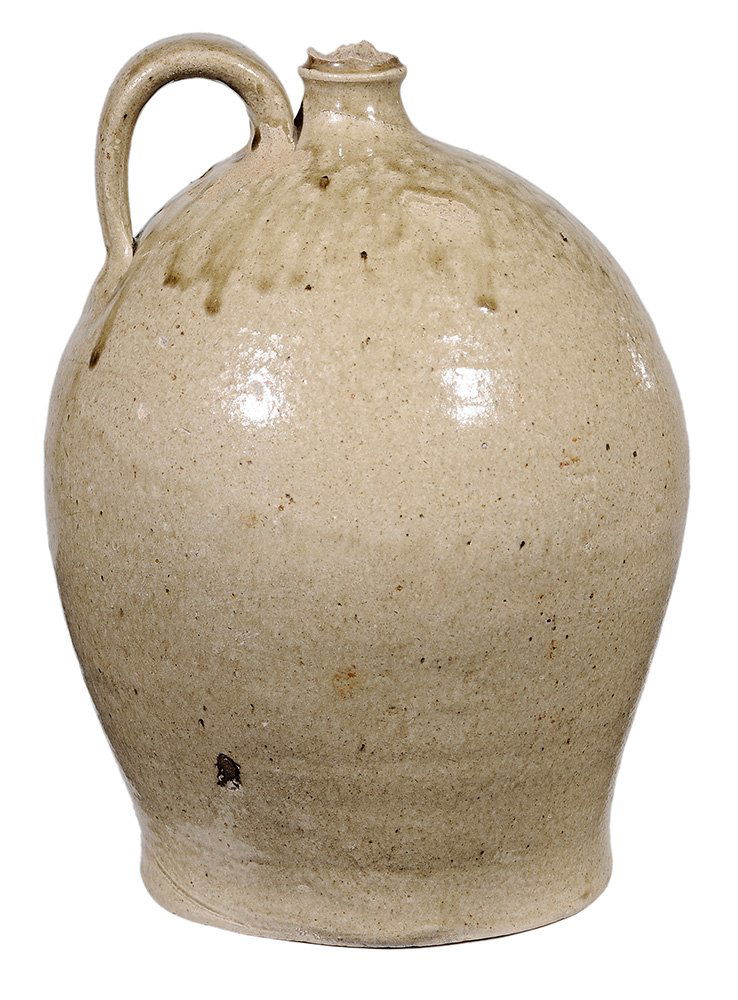 Edgefield Stoneware Jug - Mar 18, 2016 | Brunk Auctions in NC
