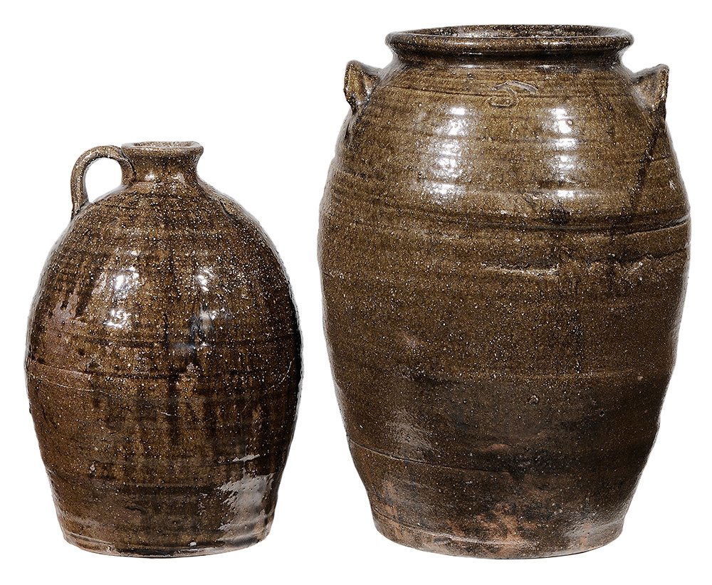 Two Pieces Catawba Valley Pottery