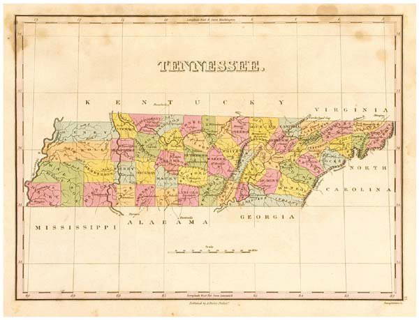 Four Early Tennessee Maps,