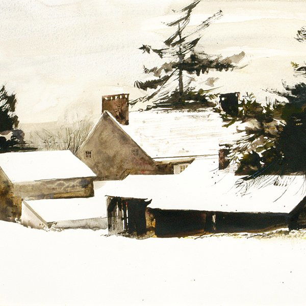 236: Andrew Wyeth watercolor