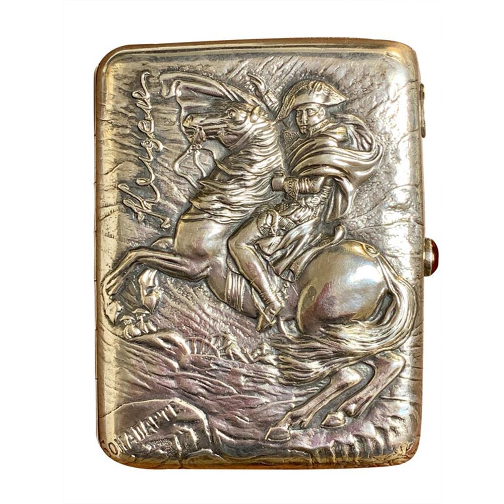 Russian Silver Cigarette Case Napoleon & Ivan Tsarevich - Jun 30, 2020 ...