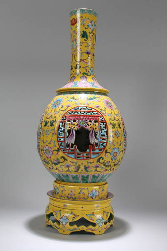 An Estate Chinese Inner Twist Fortune Bat Framing