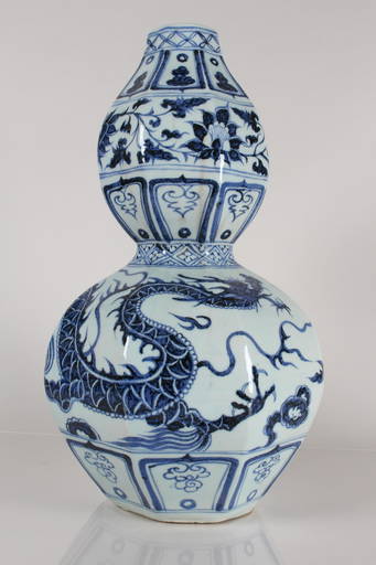 A Chinese Calabash Fortune Dragon Decorating Porcelain