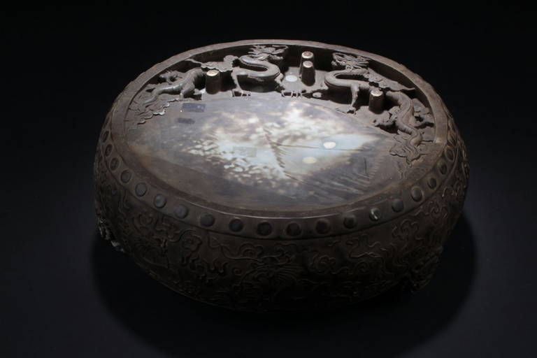 A Massive Chinese Chuck Of Inkstone Curving Display