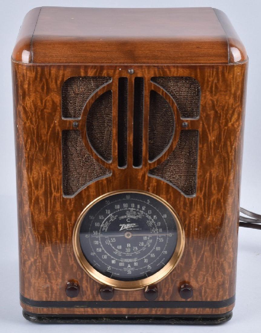 ZENITH 1939 MODEL 6-S-330 TOMBSTONE RADIO