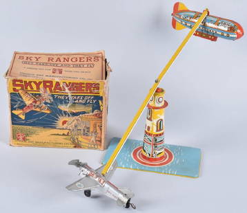 Unique Art Tin Windup Sky Rangers